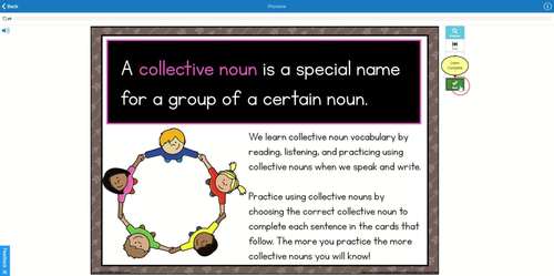 Collective Noun Boom Cards by Second Grade Smiles | TPT