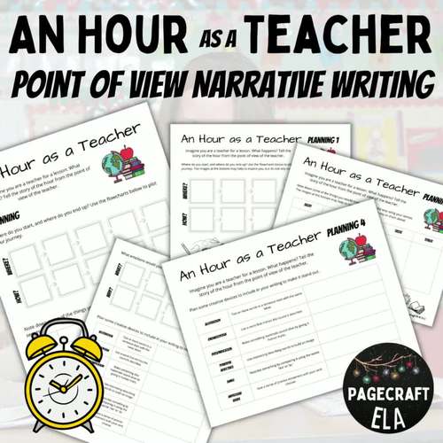 An Hour as a Teacher | Planning and Narrative Writing | Perspective
