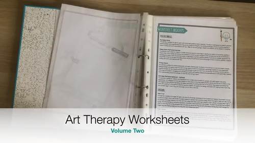 Art Therapy Worksheets - Volume 2, Featuring 30 New Activities | TPT