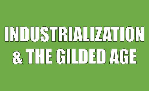 Industrialization & Gilded Age U.S. History Timeline/Posters with ...