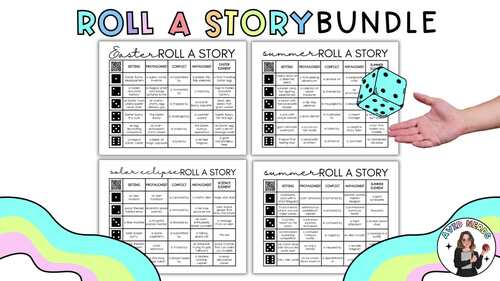 Roll a Story Activity Bundle | Creative Narrative Writing Prompts ...