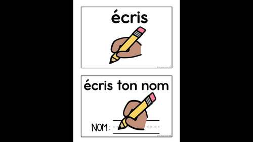 FRENCH Instruction Visuals | French Visual Directions | French ...