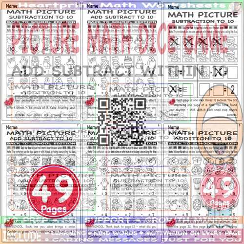 Addition within 10 with pictures | Addition within 10 with pictures ...