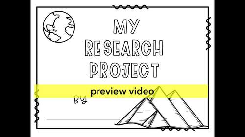 Country Research Project on Egypt with Geography Graphic Organizers