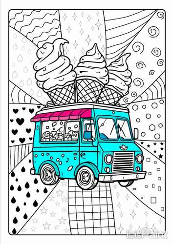 Summer Pop Art Coloring Pages | Summer & End Of The Year Art Activity