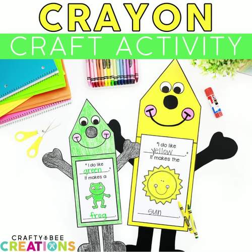 Crayon Craft Activity The Crayon Box that Talked Craft Back to School ...