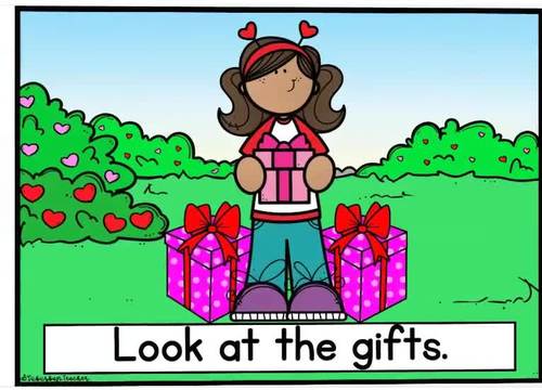 Valentines Day Activities Sight Word Book Boom Cards | AT THE | TpT