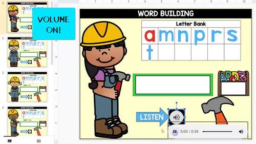 Digital Phonics Word Building Activities - premade Seesaw & Google ...