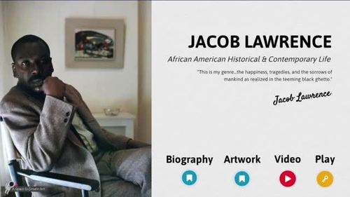 Introduction to Jacob Lawrence Digital Interactive Game - Middle/High ...