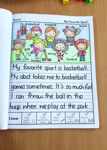 Writing Prompts BUNDLE for the WHOLE YEAR - Kindergarten, First and ...