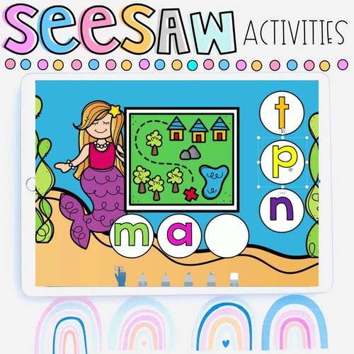 Seesaw Digital Learning Ending Sounds Distance Learning by Kindergarten ...