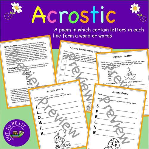 Spring Poetry Writing Lessons, Poem in your Pocket, April Poetry Month