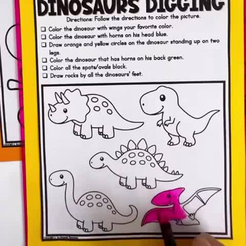 Following Directions Worksheets - NO PREP PRINTABLES | TPT