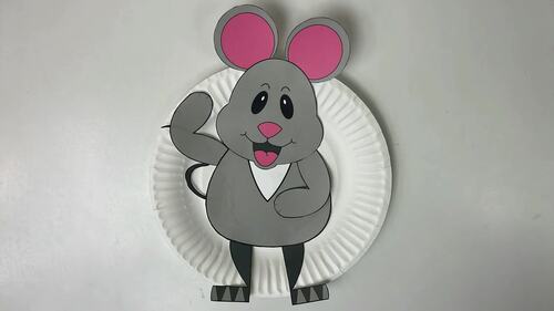 Mouse Paper Plate Craft by Fun with Speech Therapy Teacher | TPT