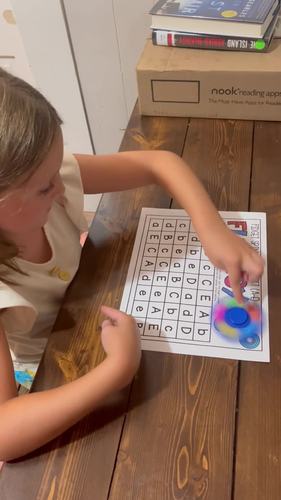 Alphabet Letter Fluency Activity | Science of Reading | Center Game
