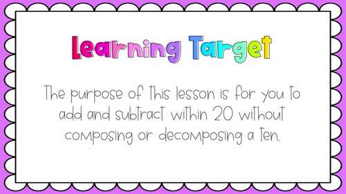 IM Grade 1 Math™ Unit 3 Teaching Slides Adding & Subtracting Within 20
