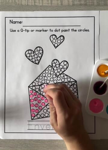 Back to School Mega Bundle Q-Tip Dot Painting Letters, Shapes, Numbers ...