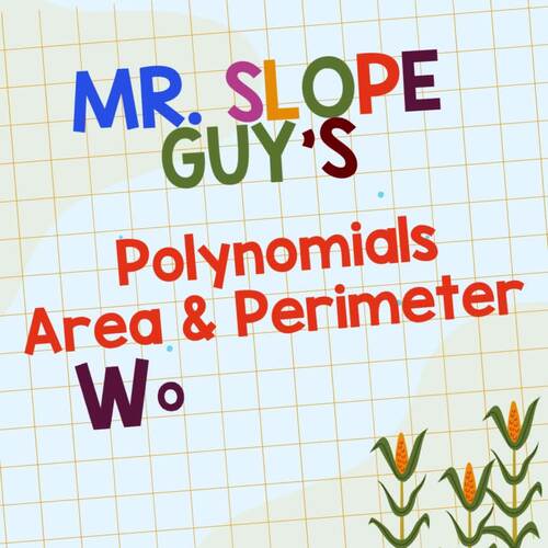 Polynomials Area and Perimeter Printable Practice Worksheet for Algebra