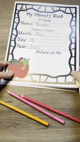 1st Grade End of the Year Memory Book | PRINT & DIGITAL | TPT