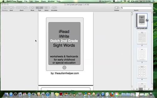 2nd Grade Sight Word Activities by The Autism Helper | TPT