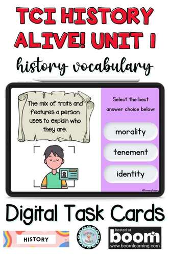 TCi History Alive! Unit 1 Vocabulary: Our Colonial Heritage | Digital ...