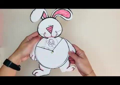 Rabbit Life Cycle Craft | Easter Bunny Spinner by Ms Herraiz | TPT