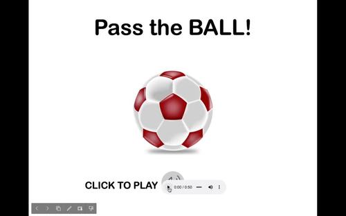 Phonics Pass the Ball Game PowerPoint by Webucation Teacher Resources