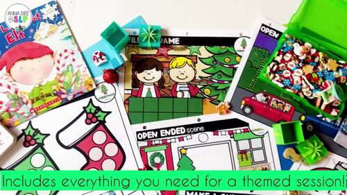 Christmas Speech Therapy Activity Unit by Anna Dee SLP | TPT