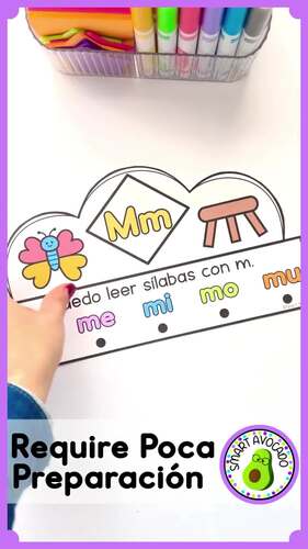 Sílabas, Palabras y Oraciones con la M | Práctica de Fluidez Lectora en ...