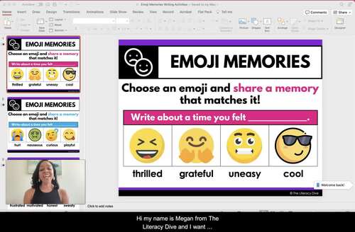 Feeling & Emotion Writing Prompts for 2nd 3rd 4th & 5th Grade Daily Writing