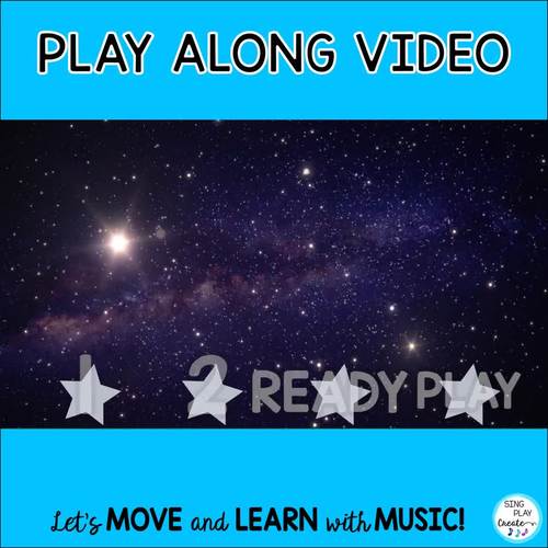 Rhythm Play Along Video and Activities: {LEVEL 1 Quarter Rest} Space Alien