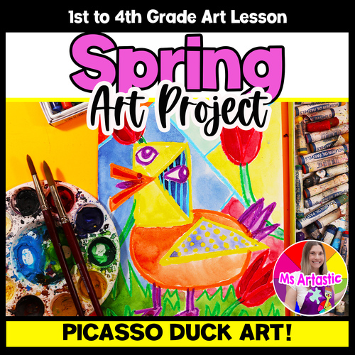 Art History Spring Art Lesson Pablo Picasso Duck Art Project Spring ...