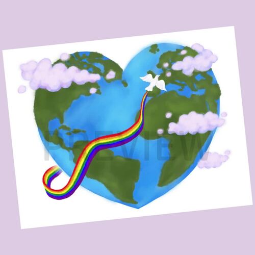 Earth Day Heartfelt Earth Creative Clip Art, Decoration by Makers 'N ...