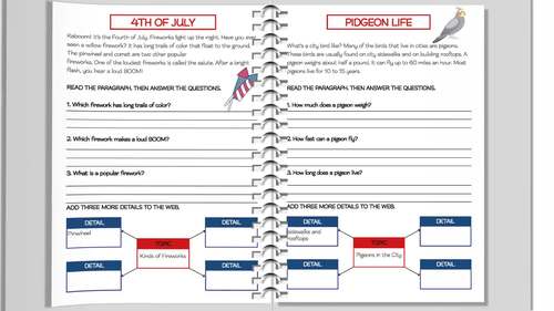 Reading Comprehension: Short Stories + Activities ESL {Distance Learning}