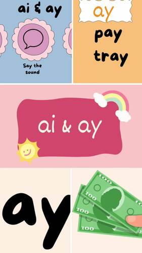 Vowel Teams, AI AY, Orton Gillingham, Phonics Lesson, Reading Intervention