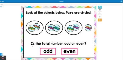 Odd and Even Boom Cards | 2nd Grade Math Boom Cards | 2.OA.C3 | TPT