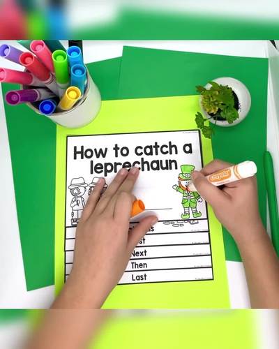 How to Catch a Leprechaun St Patricks Day Craft and Writing Activities