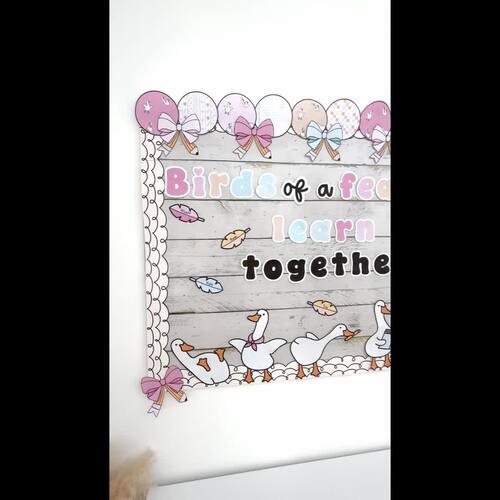 Silly Goose Bulletin Board - Teamwork - Cute Back to School Classroom Decor