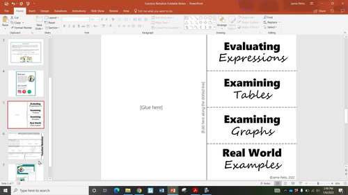 Function Notation Foldable Notes & Activity Bundle by Doing Math