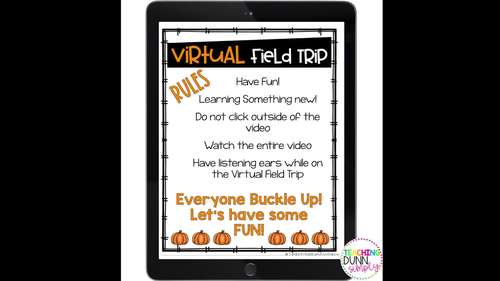 Pumpkin Patch Virtual Field Trip - Digital & PDF Included | TpT