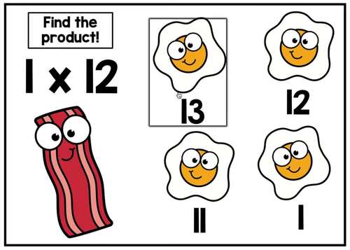 Mixed Multiplication Facts Digital Multiplication Table Math Boom Cards ...