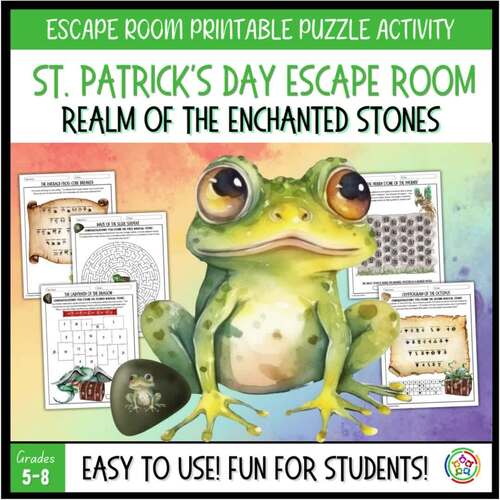 St. Patricks Day Middle School Escape Room, Team-Building Escape ...