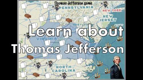 1st Grade Social Studies Activity #2- Thomas Jefferson (history ...