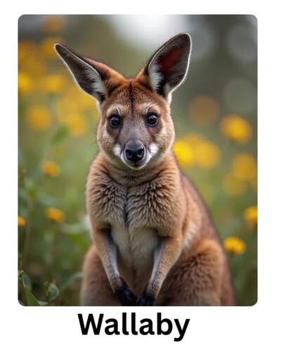 32 Realistic Australian Animals Flashcards • Montessori 3-Part Cards