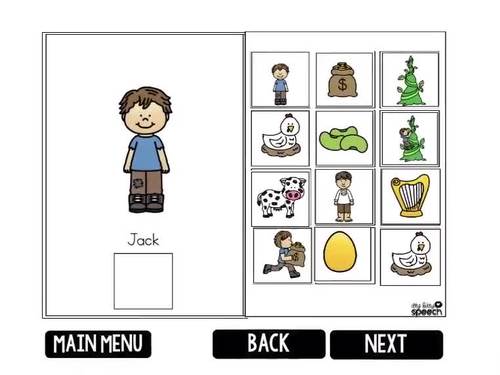 Jack & the Beanstalk Adapted Fairy Tale Unit (+BOOM™ Cards) Speech ...