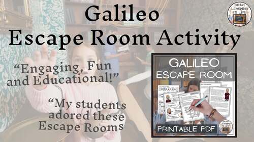 Galileo Escape Room | Social Studies & History Activity | TPT