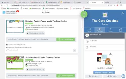 Digital Reading Center for First and Second Grade - Digital Literature ...