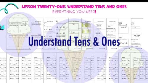 Lesson 21 iReady First Grade: Understand Tens and Ones by The Mint Chip ...
