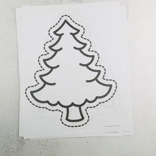 Christmas Tree Templates for Holiday Crafts, Bulletin Boards ...