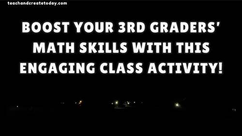 3rd Grade Math Review Game Activity Balance Addition Equations 4 Digits